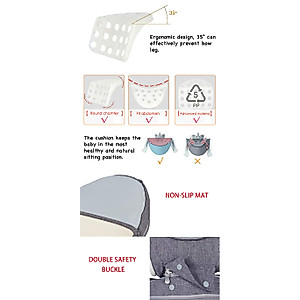 Ergonomic Baby Hip Seat Carrier Baby Waist Stool for Newborn Child Infant Toddler with Cool Air Mesh Windproof Babyhood Comfortable Insert (Pink)