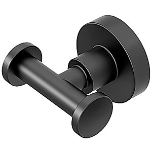 Gatco 5505 Studio Bathroom Robe Hook, Matte Black
