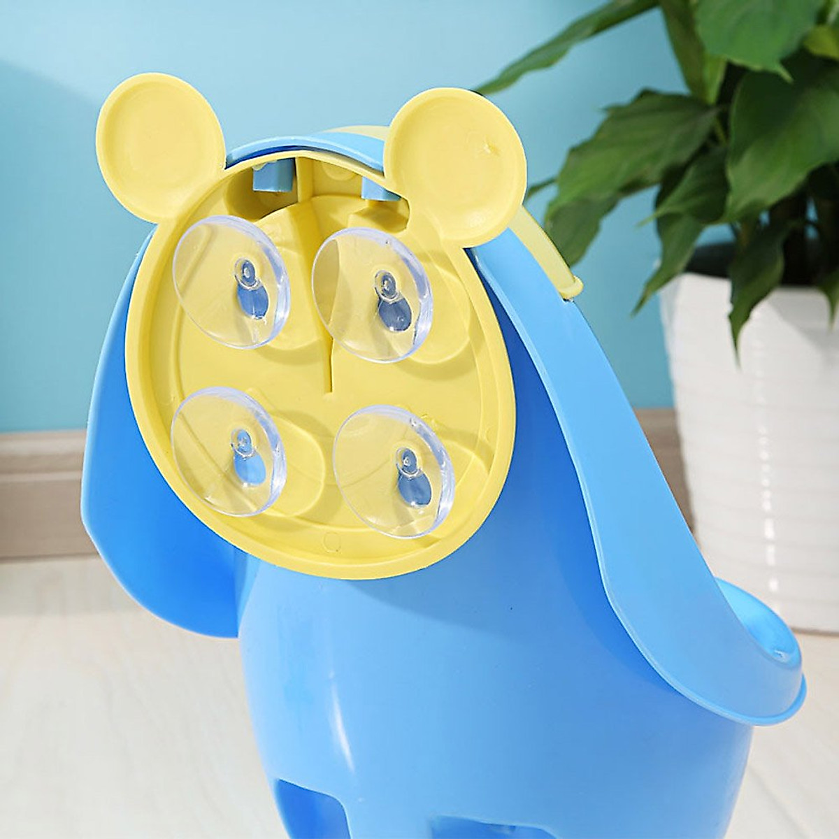 Toyvian Children Boys Potty Toilet Training Urinal with Suction Cup Bathroom Accessories (Blue)