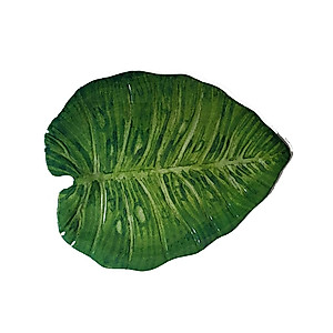 Summer Luau Large Melamine Serving Dish Tray Platter - Table Decoration (Leaf)