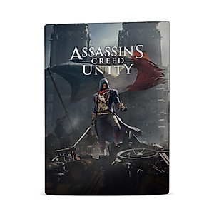 Head Case Designs Officially Licensed Assassin's Creed Arno Dorian French Flag Unity Key Art Vinyl Faceplate Sticker Gaming Skin Decal Cover Compatible With Sony PlayStation 5 PS5 Disc Edition Console