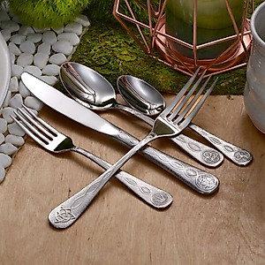 Liberty Tabletop Celtic 20pc Flatware Set Service for 4 Silverware MADE IN USA