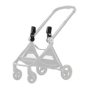 Elittle Baby Car Seat Adapters Compatible with Multiple Models of Car Seats for Maxi-COSI，Nuna，Cybex，Besafe, The Bottom Must be Attached to The Elittle Emu Stroller