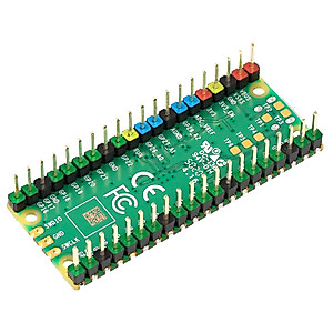BFab, Raspberry Pi Pico with Pre-Soldered Color Header Microcontroller Development Board,Based on Raspberry Pi RP2040 Chip,Dual-Core ARM Cortex M0+ Processor