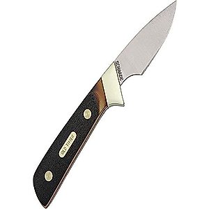 Old Timer 156OT Lil Finger 6.6in High Carbon S.S. Full Tang Fixed Blade Knife with 2.5in Drop Point and Sawcut Handle for Outdoor, Hunting and Camping