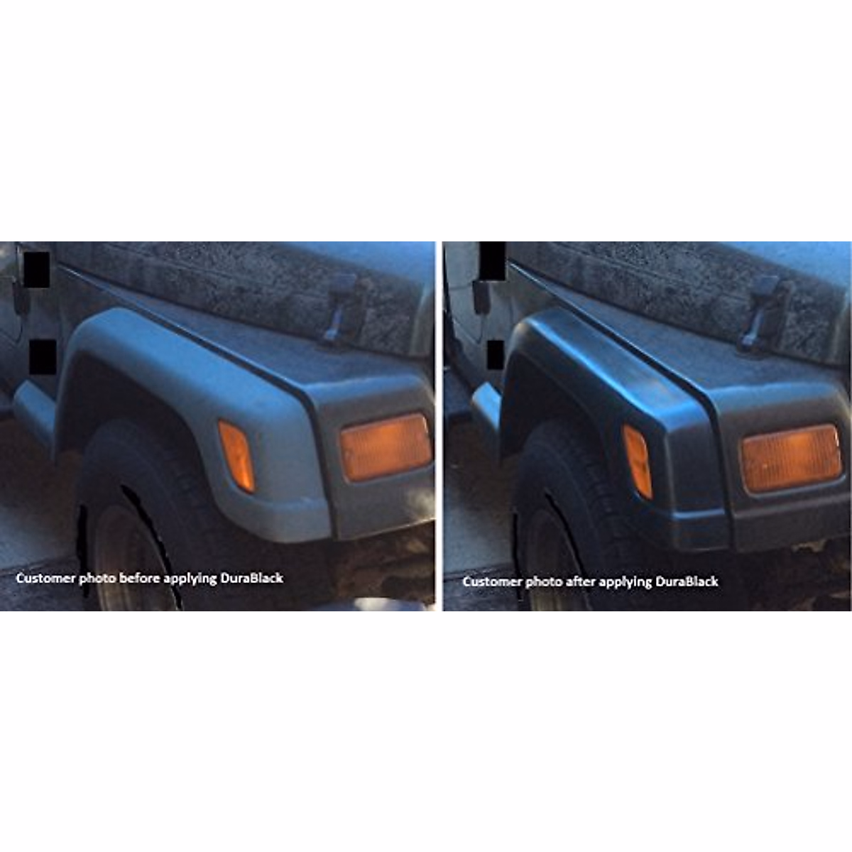 JJI Technologies DuraBlack Automotive Black Trim Rejuvenator - 12 Month No Color Fading - 8oz Bottle
