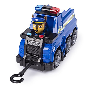 Paw Patrol Ultimate Rescue - Chase’s Ultimate Rescue Police Cruiser with Lifting Seat & Fold-Out Barricade, for Ages 3 & Up