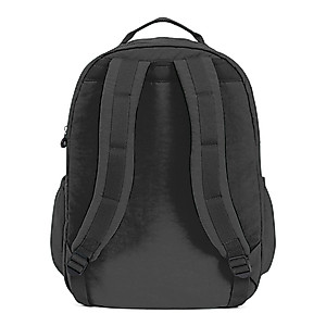 Kipling Women's Seoul Go XL Backpack, Padded, Adustable Backpack Straps, Zip Closure, Black Tonal