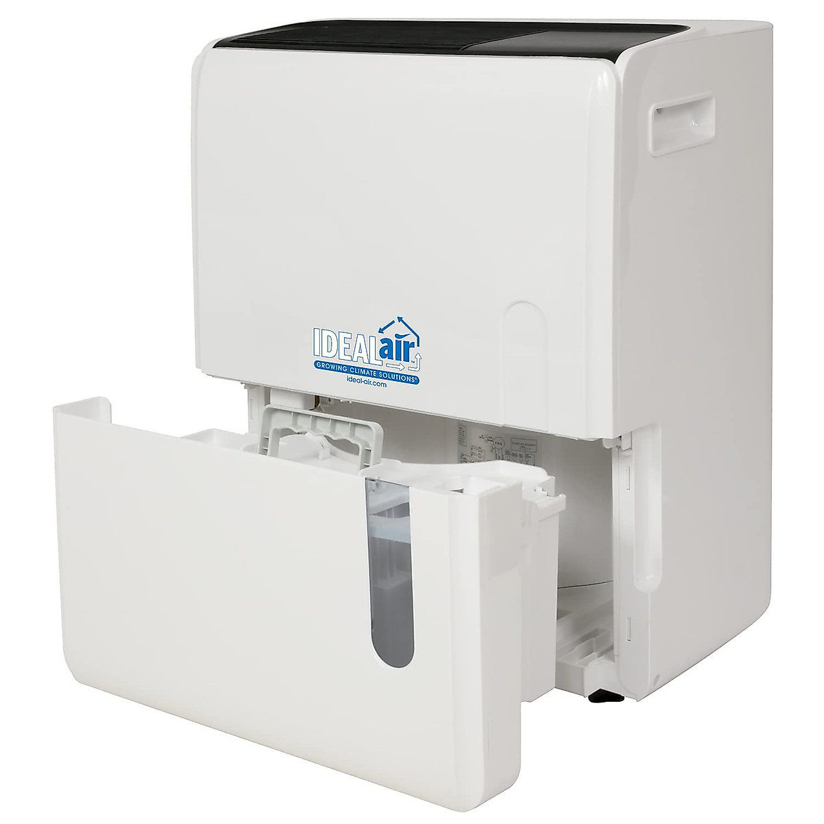 Ideal-Air Dehumidifier 60 Pint - Up to 120 Pints Per Day, White