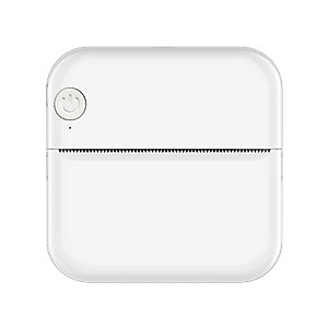 HXBER Photo Printer, All-in-one Photo Printer Multifunction Portable Printer Wireless Instant Mini Printer Support BT Connection for Smartphone with 6 Thermal Paper Rolls and 5 Self-Adhesive Paper