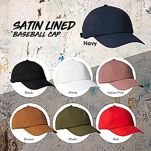 Red by Kiss Baseball Cap Satin Lined Interior, One Size Fits All, Keyshia Cole Adjustable Cap (Navy)