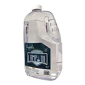 Hyoola Liquid Paraffin Lamp Oil - Clear Smokeless, Odorless, Ultra Clean Burning Fuel for Indoor and Outdoor Use - 1 Gallon