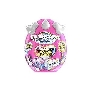 Rainbocorns Puppycorn Surprise Series 2 (Bulldog) by ZURU, Collectible Plush Stuffed Animal, Surprise Egg, Scratch n Sniff Sticker, Color Mix Slime, Ages 3+ for Girls, Children