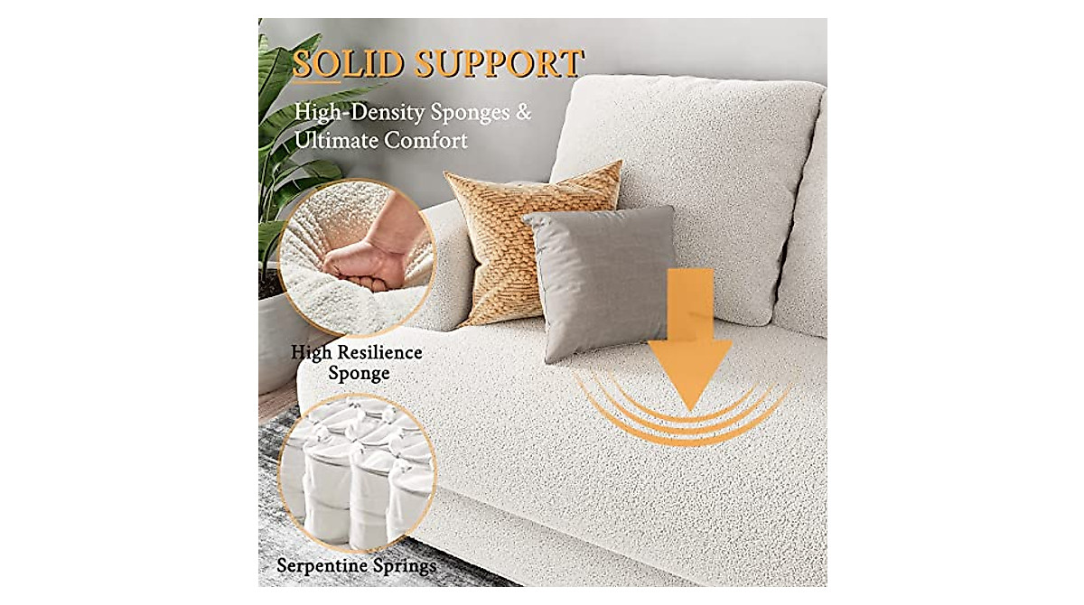 VanAcc 3 Seater Comfy Couch - Stylish & Spacious