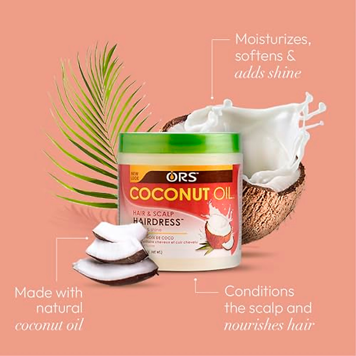 ORS Coconut Oil Hair and Scalp Hairdress 5.5 oz