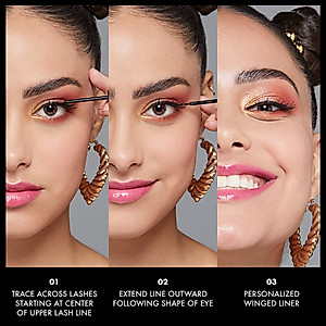 NYX PROFESSIONAL MAKEUP Matte Liquid Liner, Waterproof Eyeliner - Black, Vegan Formula