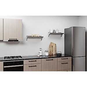 AmGood 24" Long X 8" Deep Stainless Steel Wall Shelf | NSF Certified | Appliance & Equipment Metal Shelving | Kitchen, Restaurant, Garage, Laundry, Utility Room