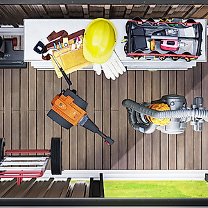 DWVO Outdoor Storage Shed 5x3FT, Heavy Duty Metal Tool Sheds Storage House with Single Lockable Door & Air Vent for Garden, Patio, Lawn to Store Bikes, Trash Bins, Tools, Lawnmowers,Brown