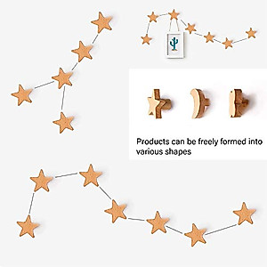 4Pcs Wood Adhesive Hooks Wall Mounted Natural Beech Wooden Coat Wall Hooks, Entryway Heavy Duty Modern Single Organizer Towel Hooks Hangers Creativity Decorative Handmade Craft Hat Rack(Flower shape)