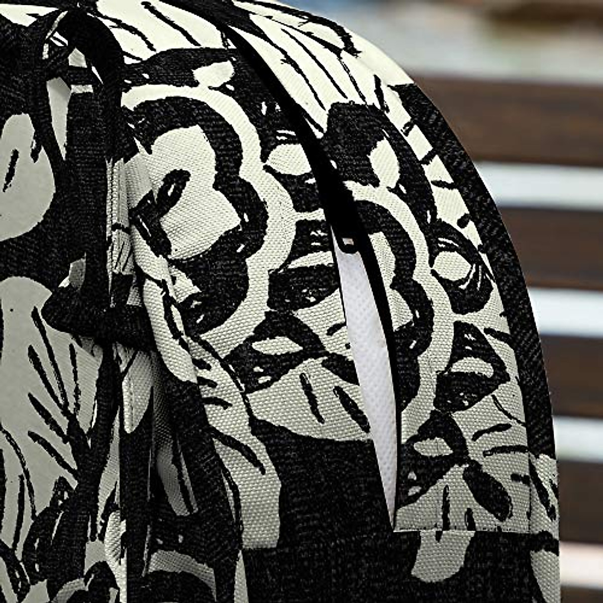 Arden Selections ProFoam Essentials Outdoor Seat Cushion 19 x 20, Ashland Black Jacobean