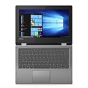 Lenovo Flex 11 11.6” 2 in 1 Laptop, Windows 10, Intel Celeron N4000 Dual-Core Processor, 4GB RAM, 64GB eMMC SSD 81A70005US