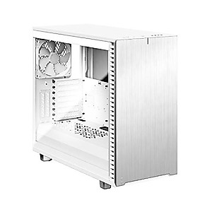 Fractal Design Define 7 White Brushed Aluminum/Steel E-ATX Silent Modular Tempered Glass Window Mid Tower Computer Case