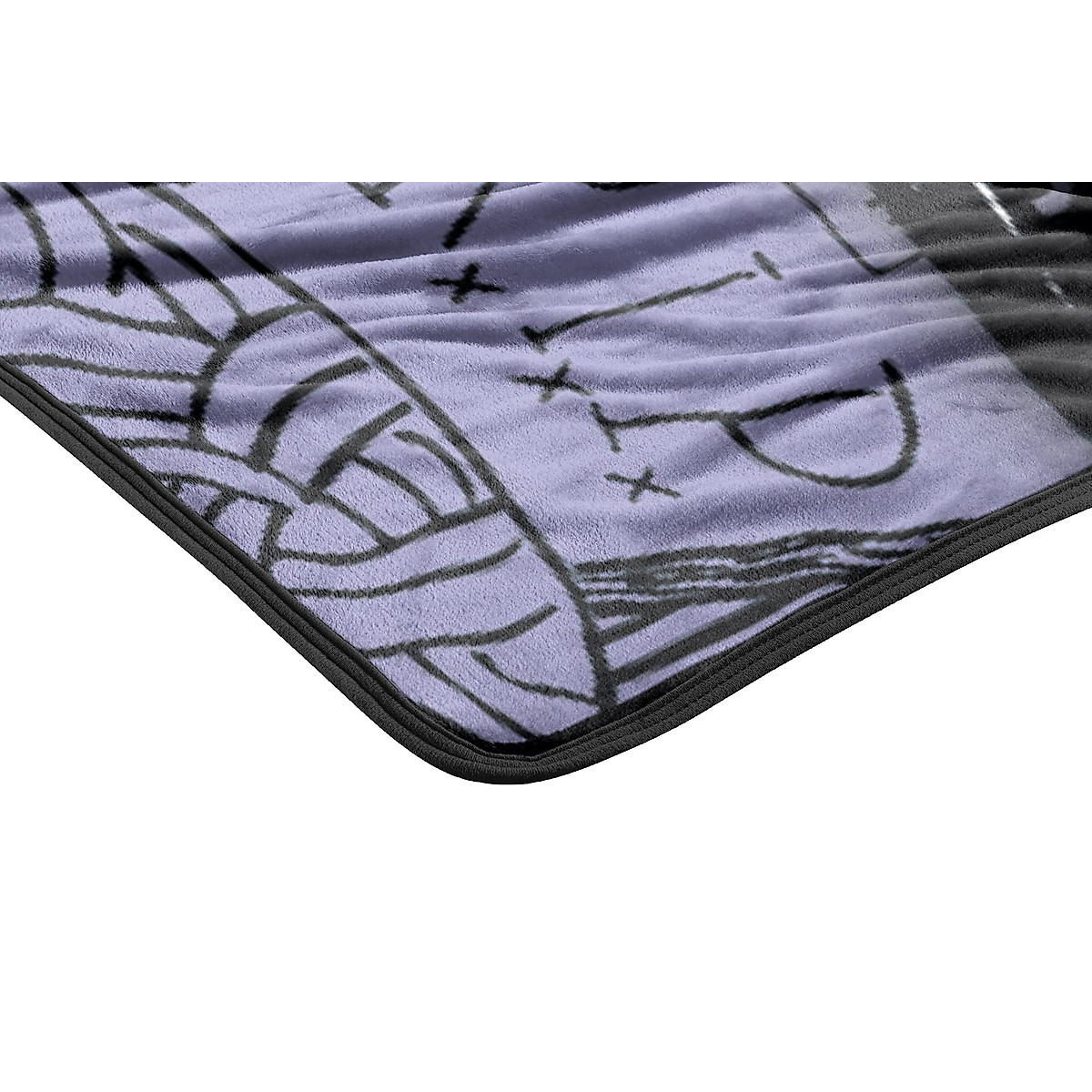 Disney Nightmare Before Christmas Throw Blanket - Nightmare Before Christmas Plush Fleece Throw Jack Skellington Throw Blanket (Jack Skellington)