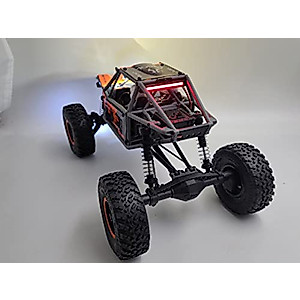 Palumma RC LED Rear Light Bar Kit for AXIAL Rear Lights Bar RC LED Headlight Taillight for AXIAL 1/18 UTB18 CAPRA RC LED Lights Upgrade Parts (RED)