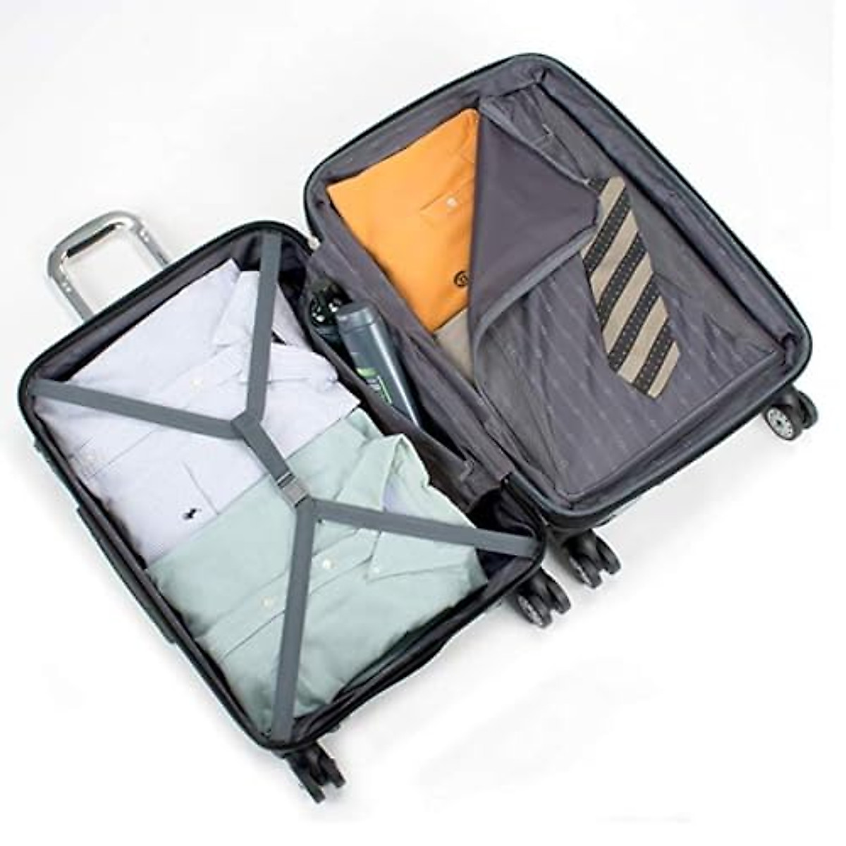 Delsey Luggage Aero 2 Piece Set (21" Carry-On & 25") (Cobalt Blue)