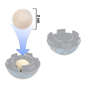 Eco-Fused Sneaker Ball Deodorizer Refills - 8 Pack Air Freshener Ball Replacement - Great for Homes, Offices,Cars, Sneakers, Mens Shoes, Lockers, Gym Bag - Ocean Fresh - Holder Case Sold Separately