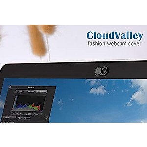 CloudValley Webcam Cover Slide, 0.023in Camera Cover for Laptops, MacBook Pro, MacBook Air, iMac, iPad, PC/Computer, Tablets, Ultra-Thin Web Blocker Protecting Your Privacy [4-Pack]