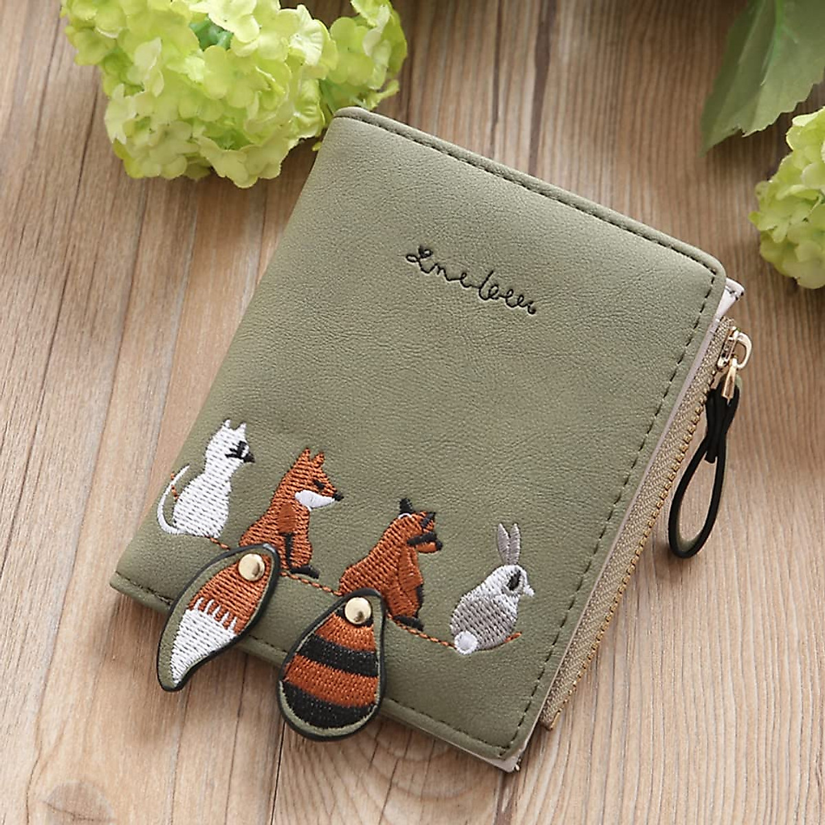 Kawaii Wallet Cute Wallets Animal Purses Wallet Purse Coin Pouches Wallet Aesthetic Foldable Purse
