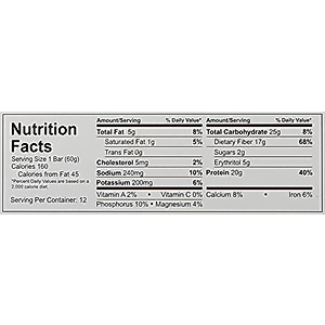 Quest Nutrition Protein Bar, Chocolate Peanut Butter, 2.12 Ounce, 12 Count