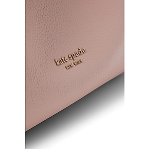 Kate Spade New York Knott Pebbled Leather Medium Crossbody Tote - Bags for Women - Magnetic Snap Closure Mochi Pink One Size One Size