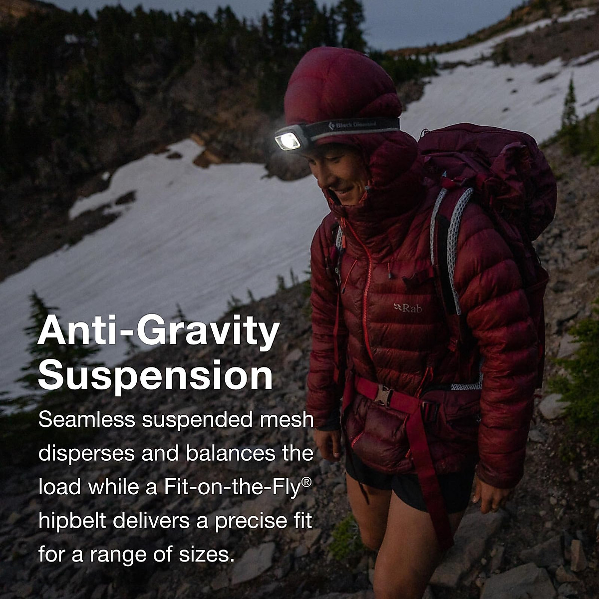 Osprey Aura AG LT 65L Women's Backpacking Backpack, Antidote Purple, WM/L