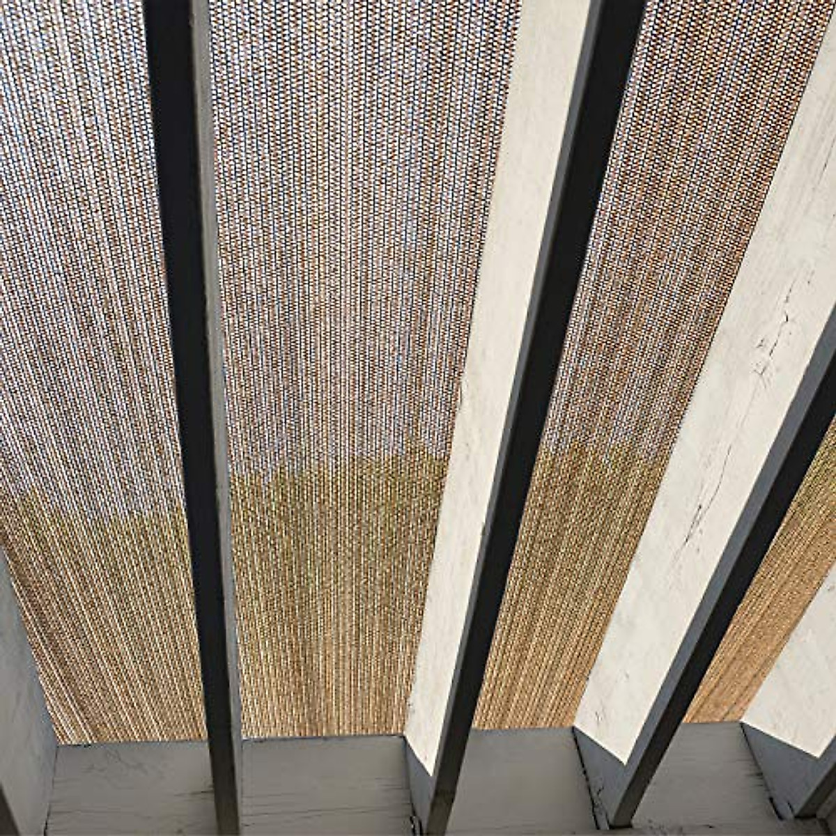 Fence4ever 6ft x 50ft Brown Sunscreen Cuttable Shade Fabric Roll 95% UV Block