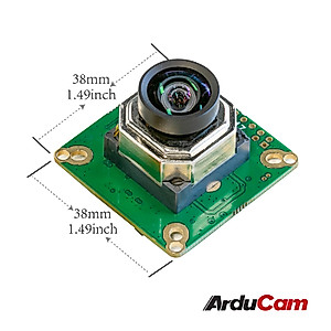 Arducam IMX477 Autofocus and Software-Controlled Focus HQ Camera, 12MP 100° FOV Camera Module Compatible with Nvidia Jetson Orin NX/AGX Orin, M12 Lens