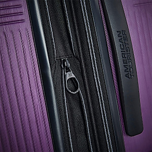American Tourister Stratum XLT Expandable Hardside Luggage with Spinner Wheels, Power Plum, Carry-On 21-Inch