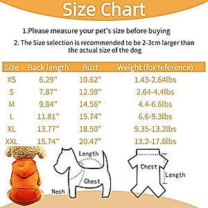 Ruio Dog Christmas Costume Puppy Hoodie Sweater Clothes Fall Winter Dog Boy Medium Fleece for Small Warm Girl with Pocket Dogs - Pet Clothes Dog Sweatshirts for Small Dogs Girl (Pink, XXL)