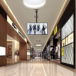 Suptek Ceiling TV Mount Fits Most 26-55 inch LCD LED Plasma Panel Display with Max VESA 400x400mm Loaded up to 45kg/100lbs Height Adjustable MC4602