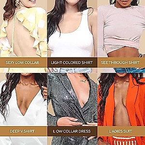 XL Breast Lift Tape for Large Breasts, Breathable Chest Support Tape, Athletic Tape Body Tape with Reusable Nipplecover Adhesive Bra