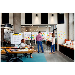 Post-it Super Sticky Easel Pad, 25 x 30 Inches, 30 Sheets/Pad, 2 Pads (560), Large White Grid Premium Self Stick Flip Chart Paper, Super Sticking Power