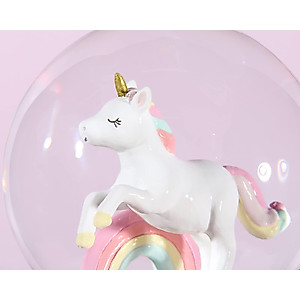 Unicorn Snow Globe for Kids - Christmas Snow Globes for Girls, Music Snowglobe for Women Daughter Granddaughter, Pink Valentine Gift for Mom Granddaughter Sister Birthday Presents