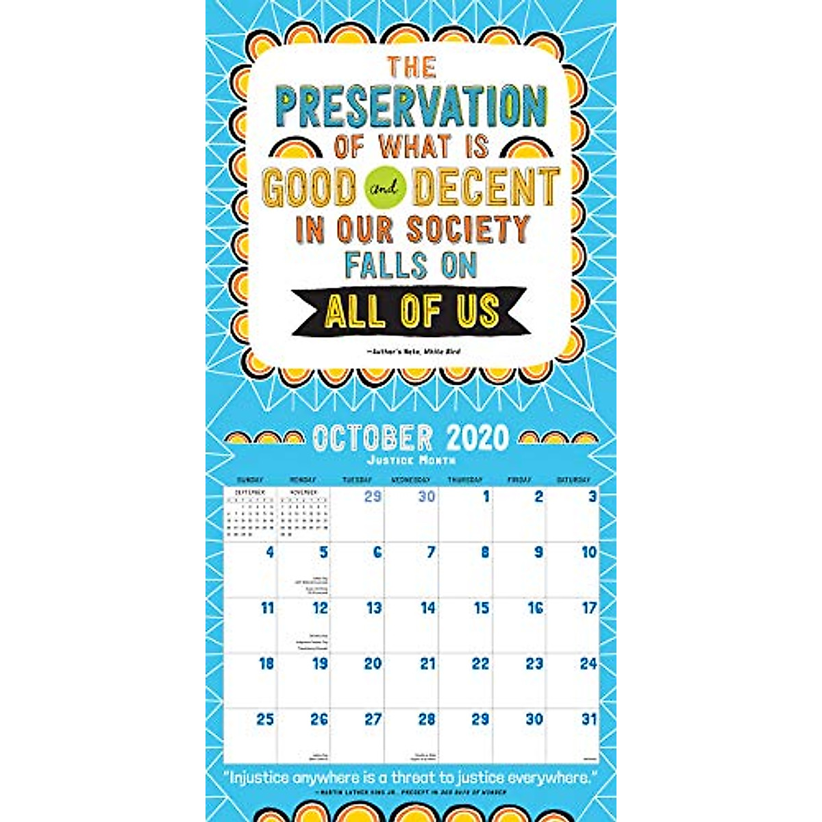 Wonder Wall Calendar 2021