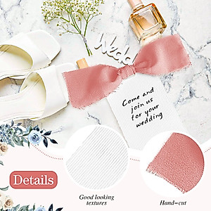 LuLucrafded Pink Blank Cards, Pink Dinner Place Cards, Pink Wedding Place Cards, for Party Setup Table Name Cards, Wedding Table Name Cards, Baby Shower Name Cards, Place Cards, Set of 20 (Pink)