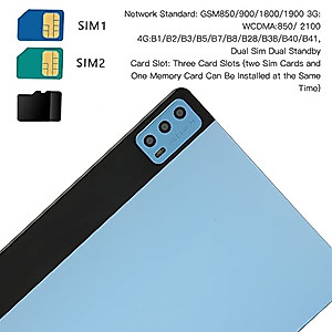 10in Tablet, Tablet PC for 11 1080x1960 Resolution 4GB RAM 256GB ROM for Office (US Plug)