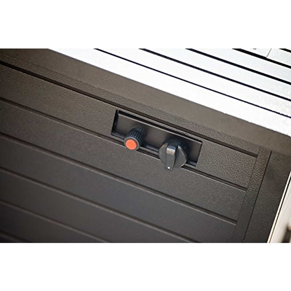 Legacy Heating 57 Inch Propane Fire Pit Table, 50000BTU Outdoor Gas Fire Pit, 2 in 1 Rectangular Firepit Extruded Aluminum w/ Lid, Glass Beads, ETL Certified for Gatherings on Garden Backyard, Mocha.