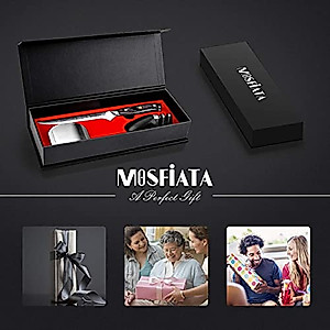 MOSFiATA 6" Boning Knife, Sharp Kitchen Cooking Knife with Finger Guard and Knife Sharpener, German High Carbon Stainless Steel EN1.4116 Chef’s Knife with Micarta Handle and Gift Box