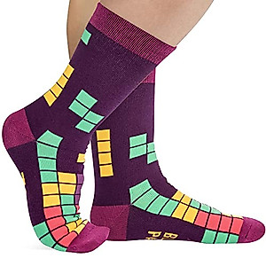 Do Not Disturb I'm Gaming Video Game Socks - Funny Gamer Gifts For Men and Women (Block Party)
