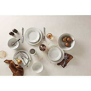 Oneida 895944 Ridge White Mugs, Set Of 4